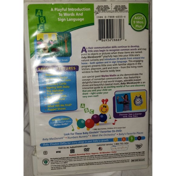 Disney | Media | Disney Baby Einstein Numbers Through 5 Nursery 203 Dvd ...